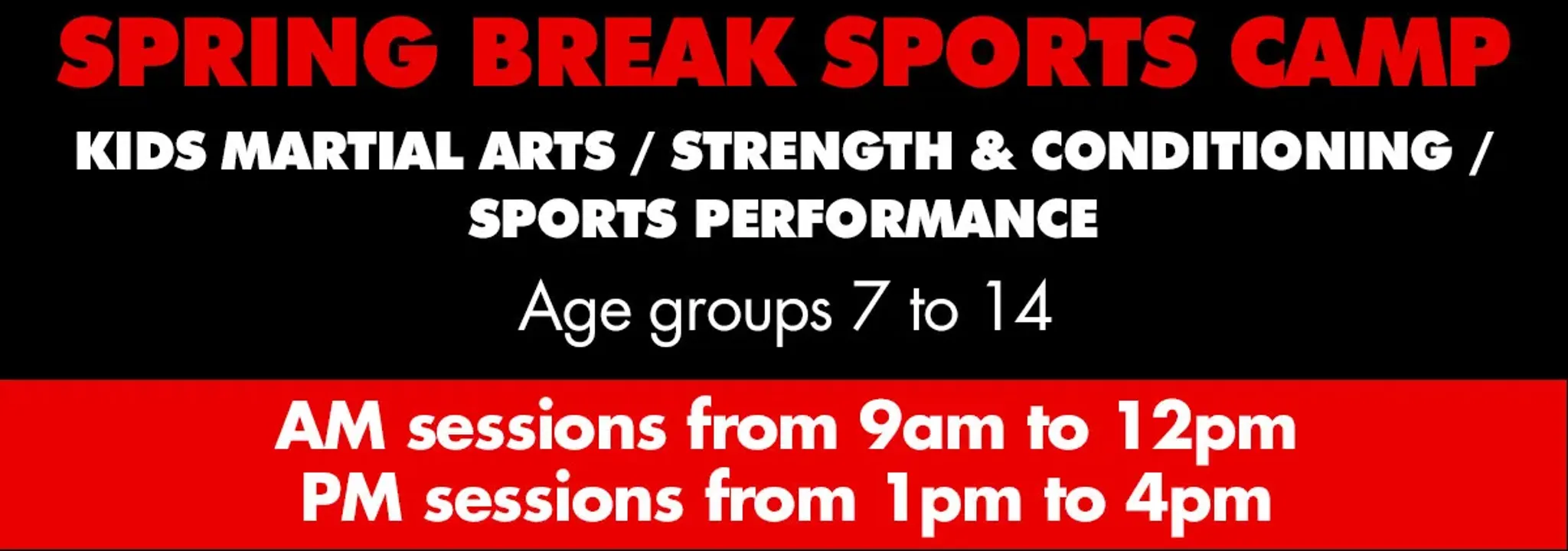 CSA GYM Spring Break Sports Camps - Cheddar Up
