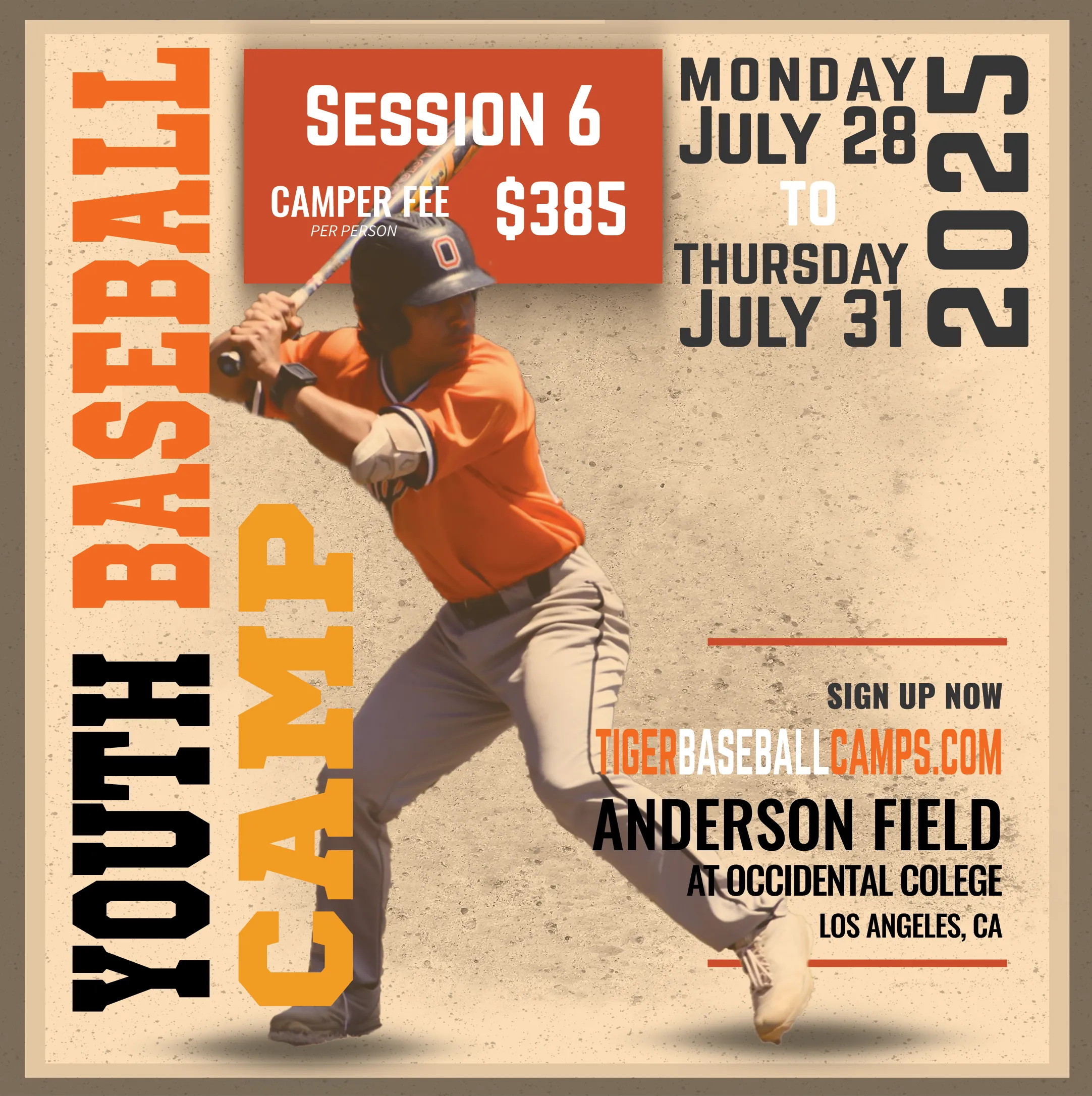 2025 Youth Summer Baseball Camp - Cheddar Up
